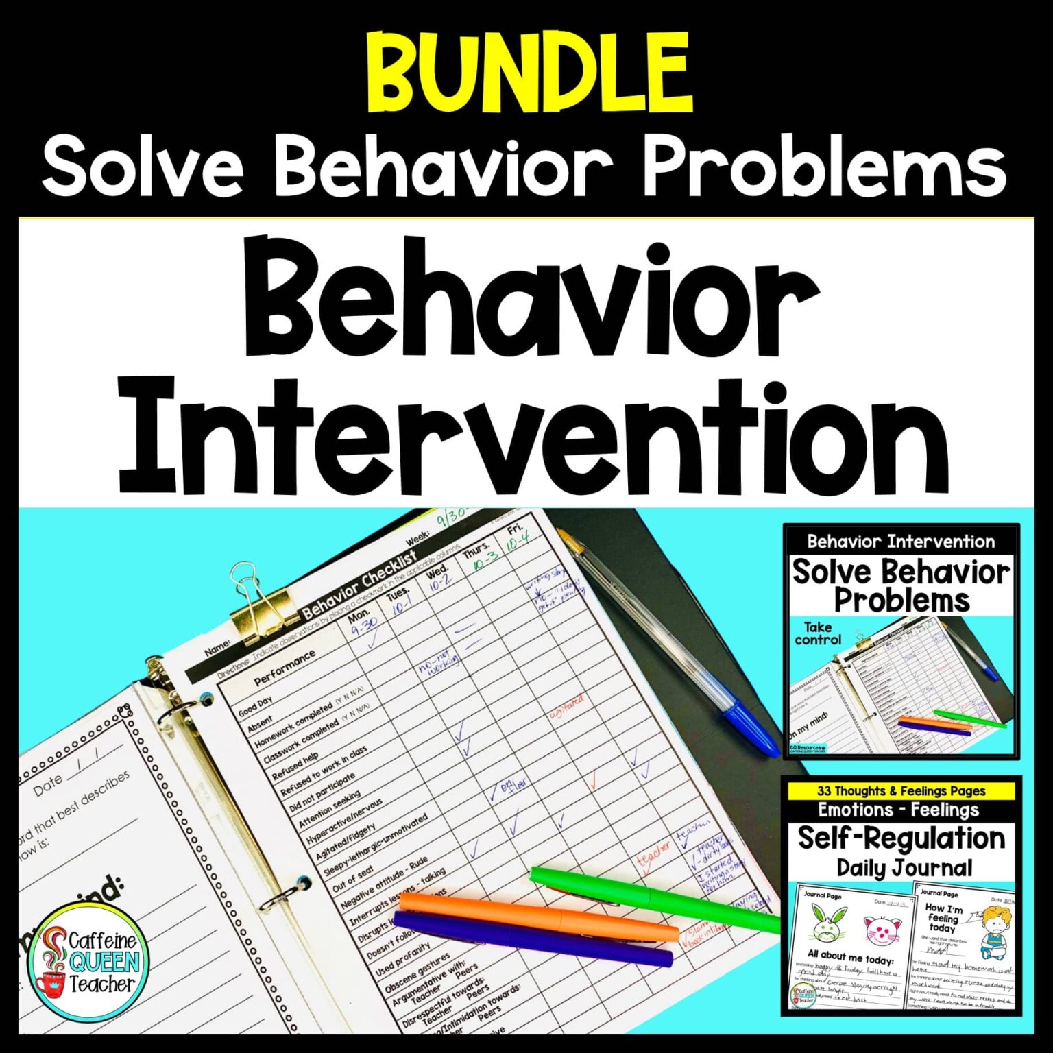 Teacher Binder Organization Step-By-Step - Caffeine Queen Teacher