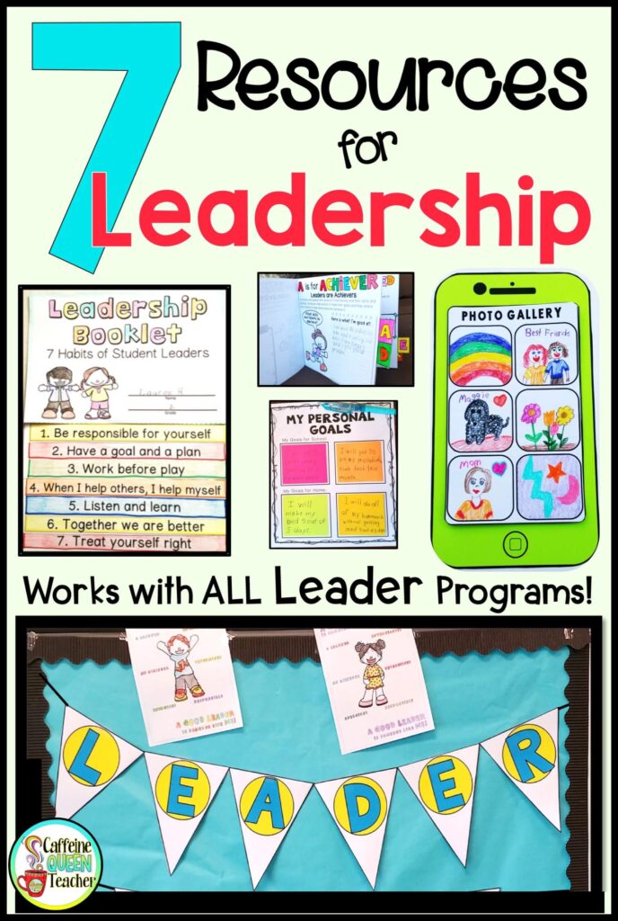 Student Leadership Resources for Classrooms - Caffeine Queen Teacher
