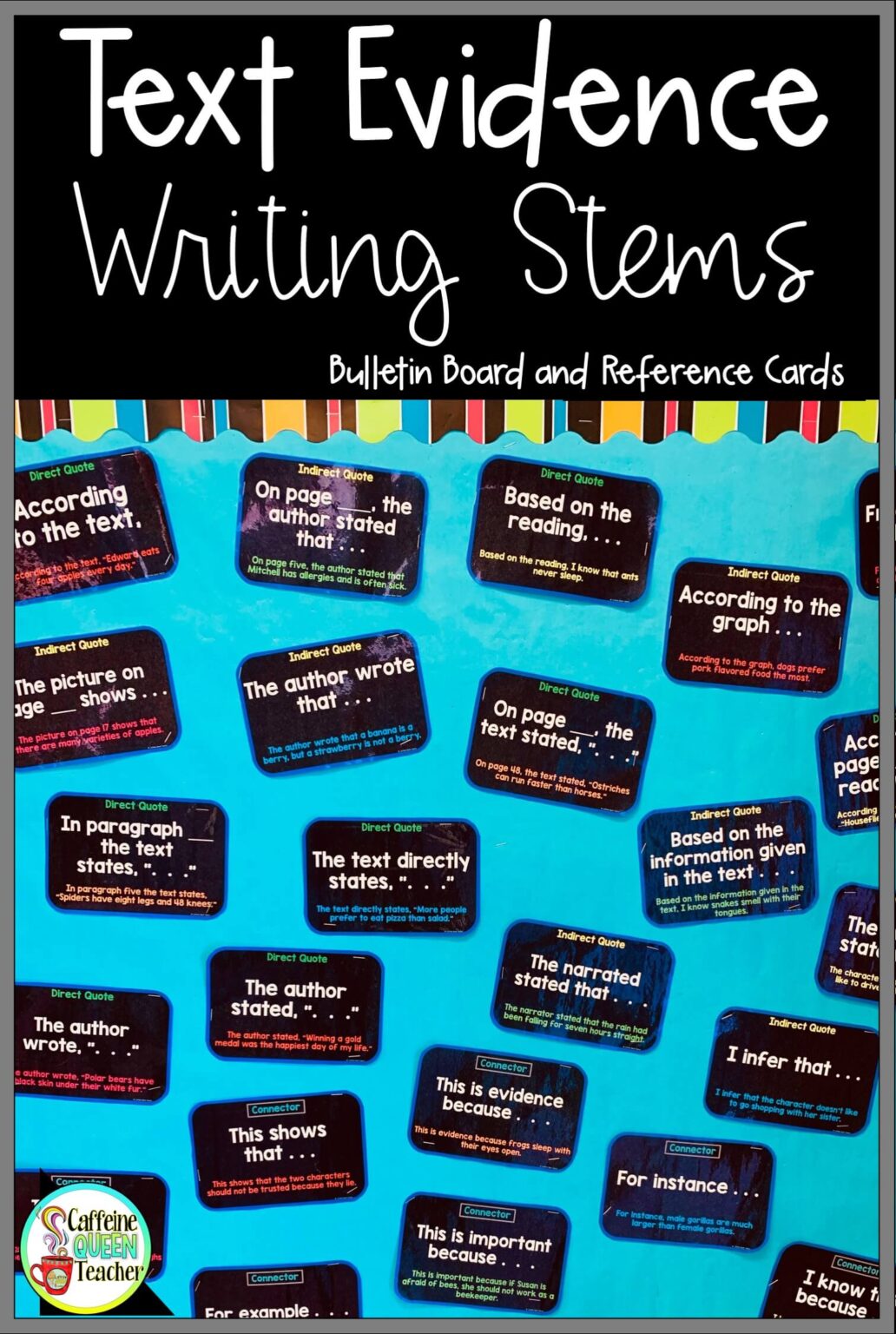 How to Teach Students to Find Text Evidence - Caffeine Queen Teacher