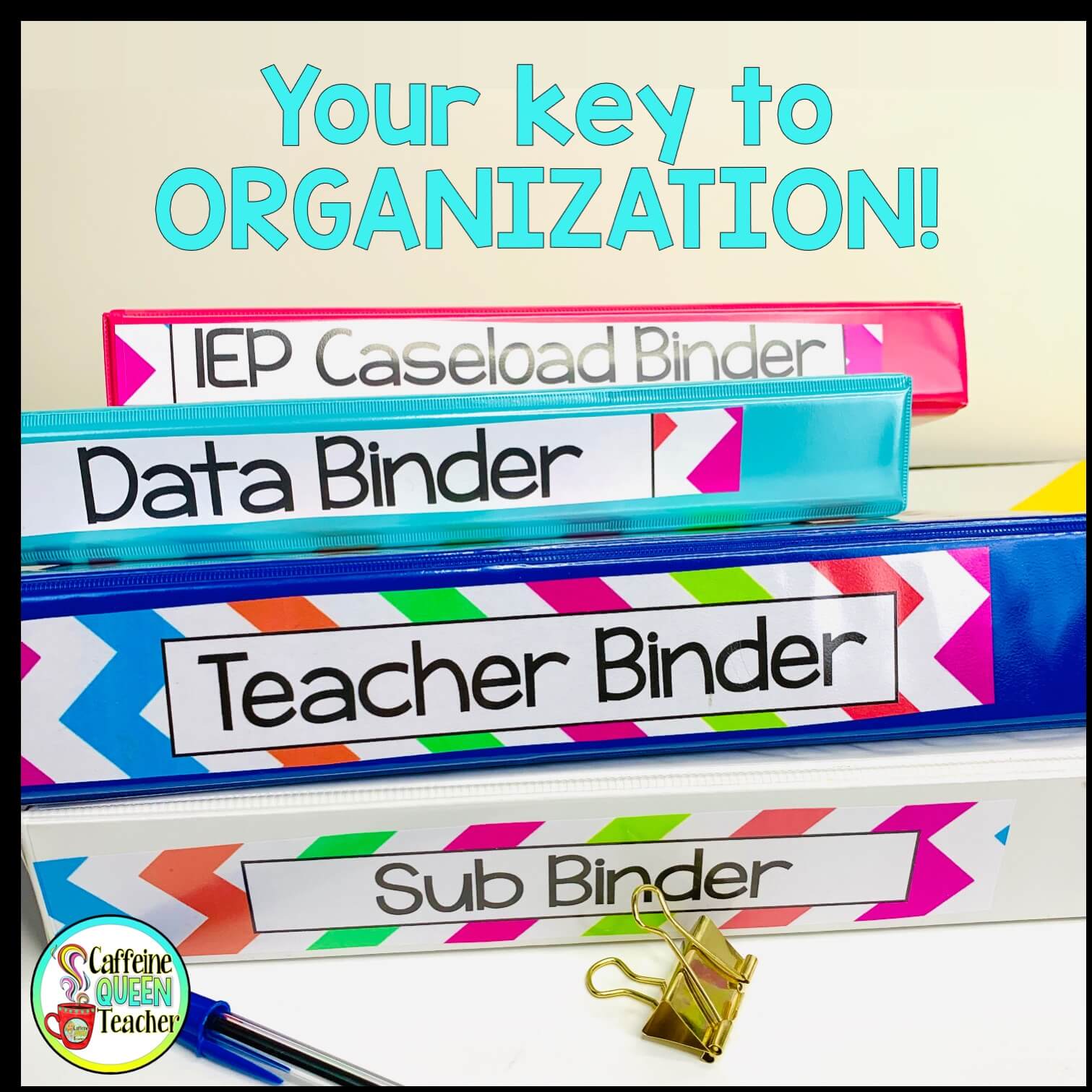 Teacher Binder Organization Step-By-Step - Caffeine Queen Teacher