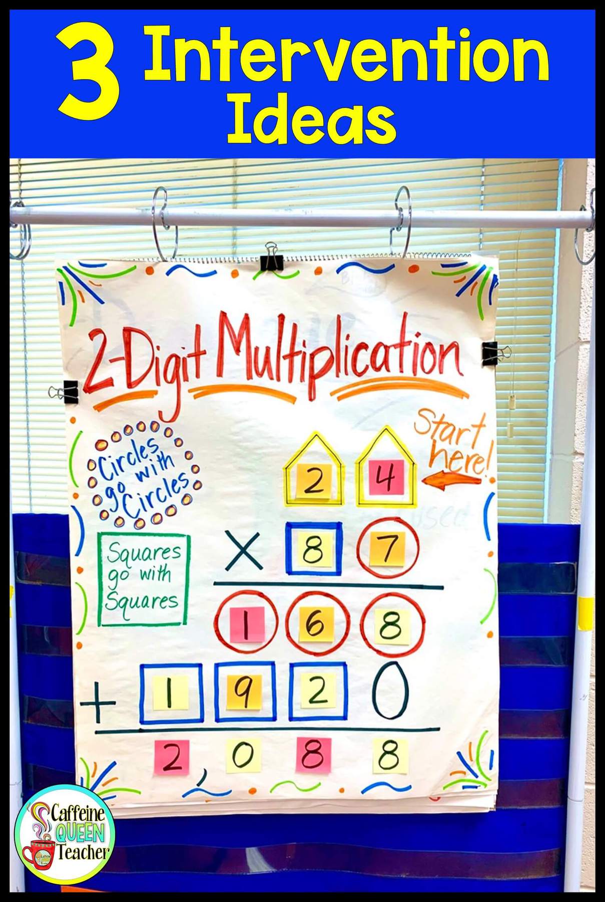 3 Ideas for Teaching Multi-Digit Multiplication - Caffeine Queen Teacher