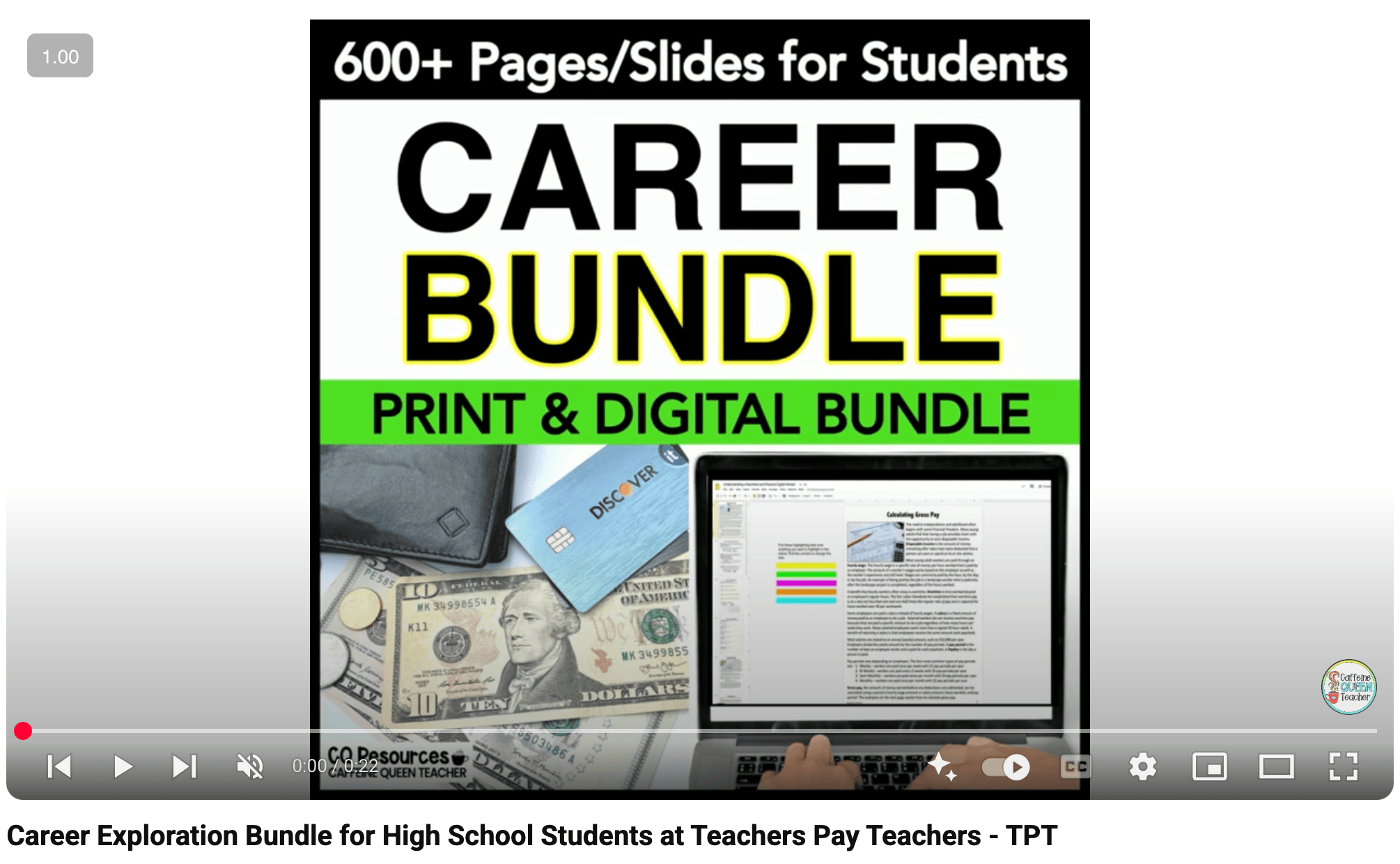 Q & A - Career Education Resource Bundle - Caffeine Queen Teacher