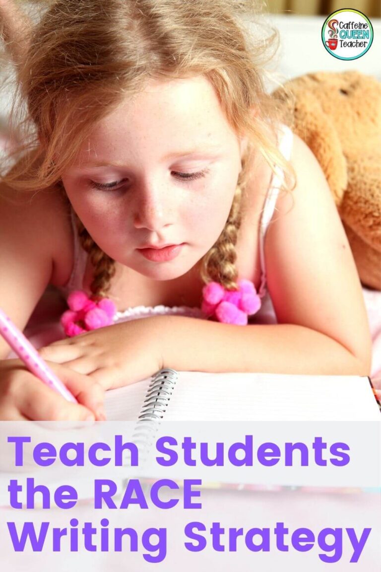 How to Teach the RACE Writing Strategy - Caffeine Queen Teacher