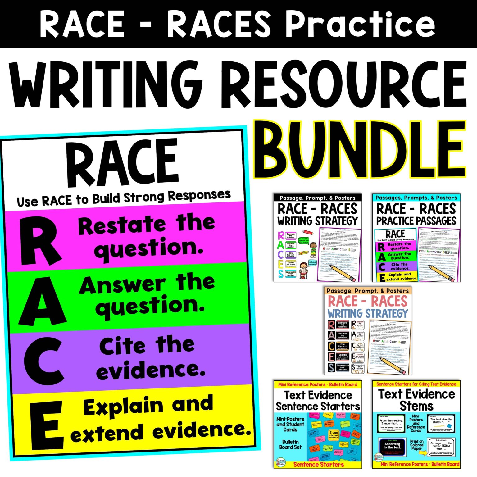 How to Teach the RACE Writing Strategy - Caffeine Queen Teacher