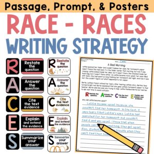 How to Teach the RACE Writing Strategy - Caffeine Queen Teacher