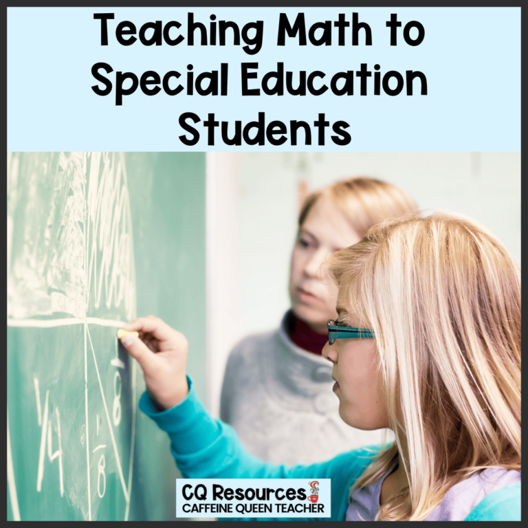 5 Strategies for Teaching Math to Special Education Students - Caffeine ...